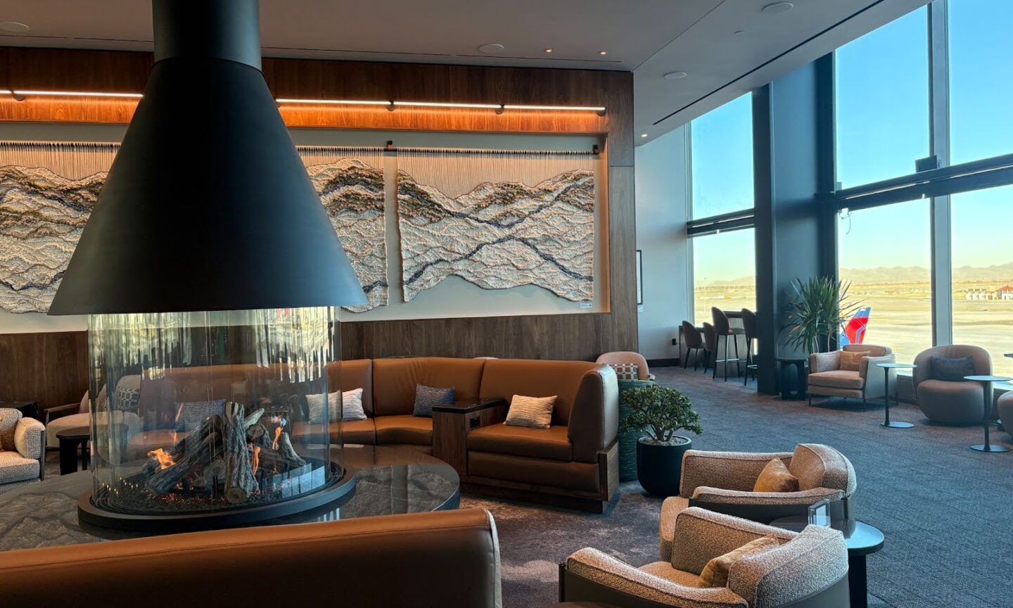 Dentro del nuevo AmEx Centurion Lounge en SLC